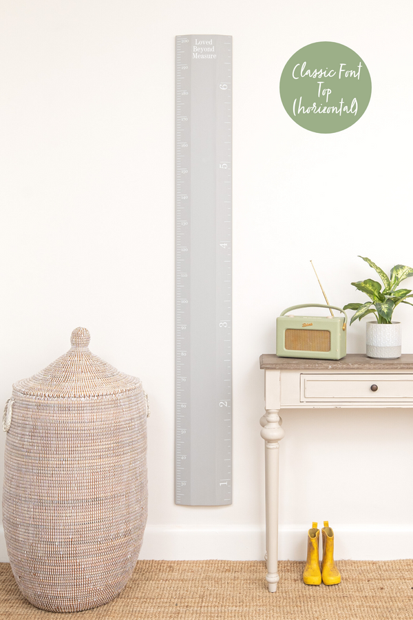 Pebble Ruler Height Chart - Family Rule