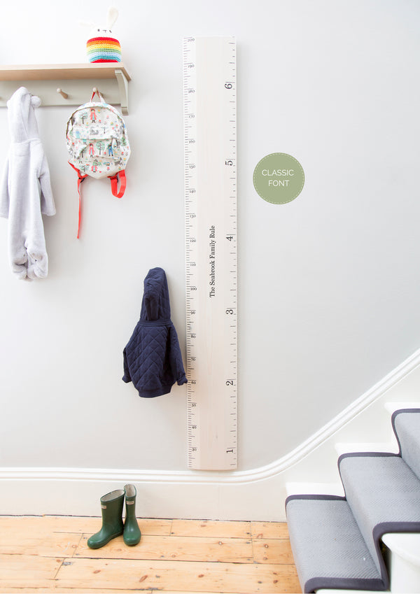 Putty Ruler Height Chart - Family Rule